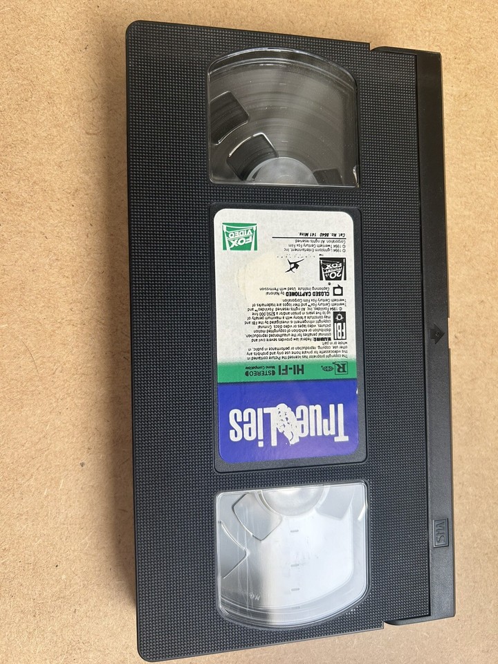 True Lies (VHS, 1995) 86162864032| eBay