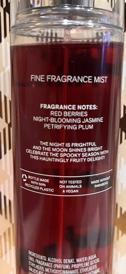 Bath & and Body Works 8 oz Fine Fragrance Mist Spray Halloween VAMPIRE ...