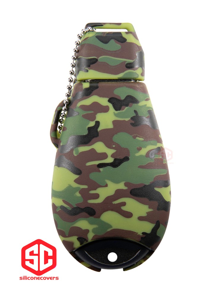 2x New Key Fob Remote Fobik Silicone Cover Fit - For Chrysler Dodge ...