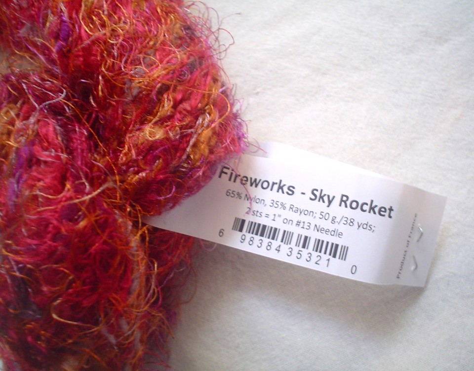 LOT OF 5 Ironstone FIREWORKS SKY ROCKET Yarn SUPER SOFT EYELASH | eBay