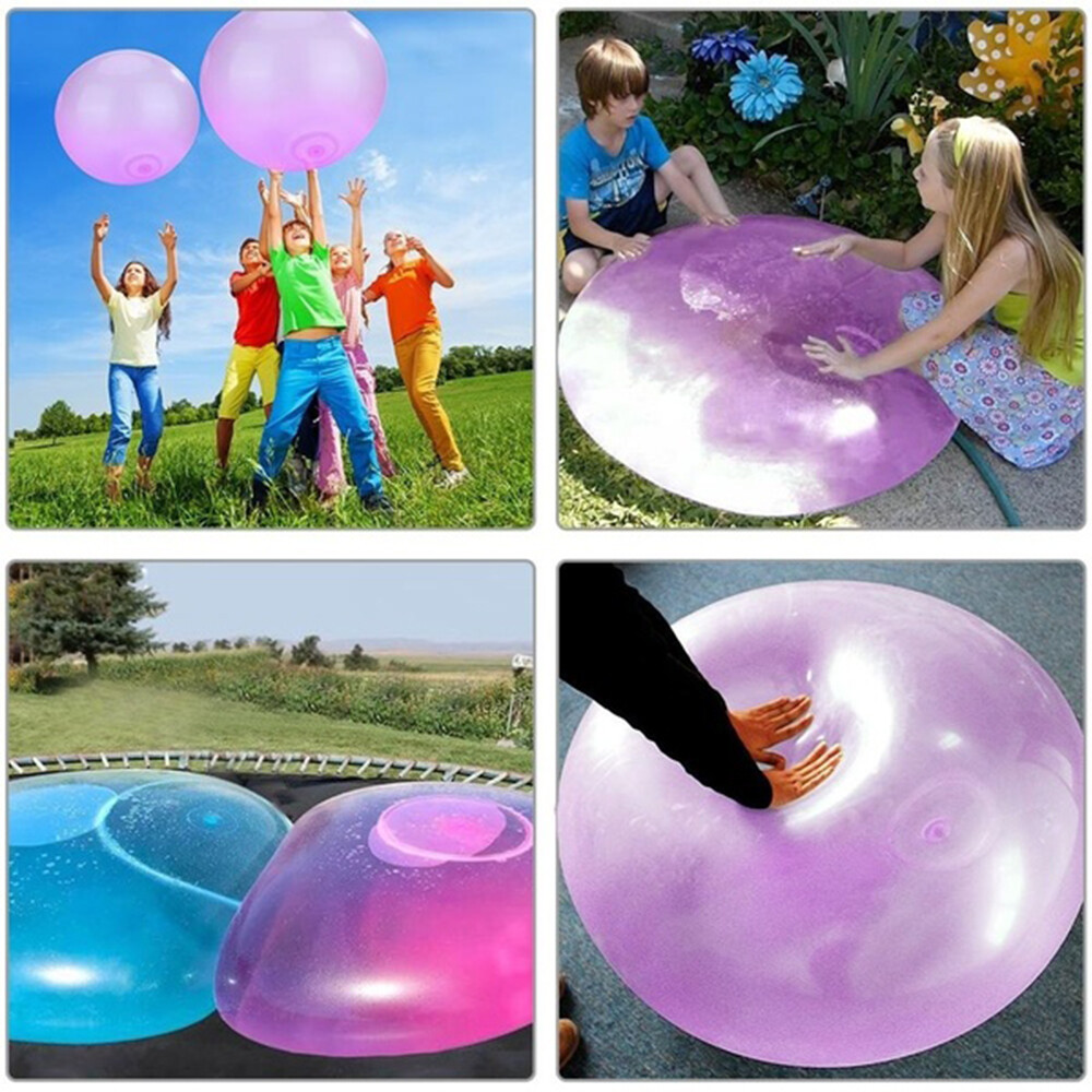 Buy 4-Color Bubble Ball Inflatable Fun Ball Amazing Super Wubble Jelly ...