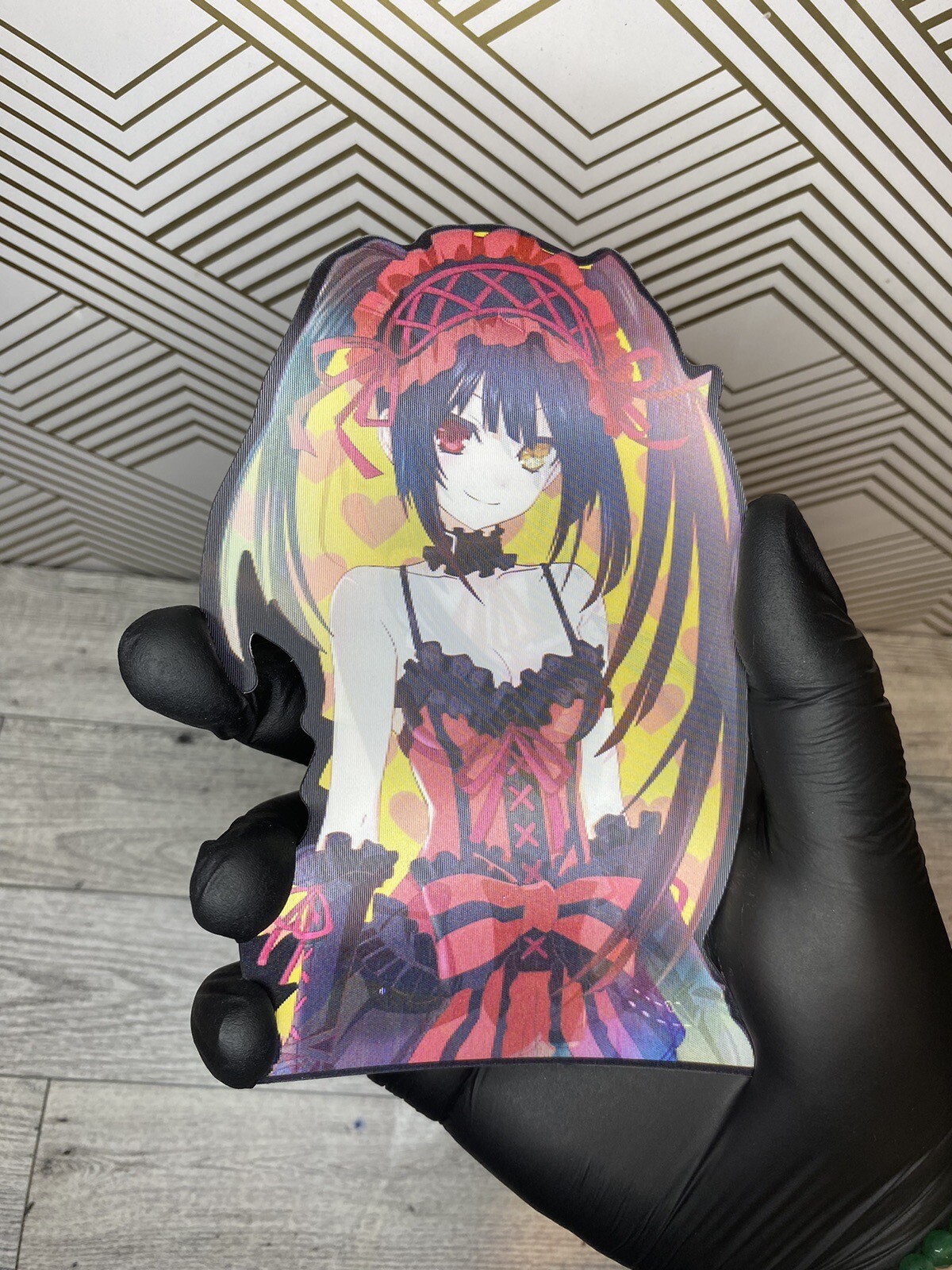 Date A Live Tokisaki Kurumi 3D Lenticular Motion Car Sticker Decal ...