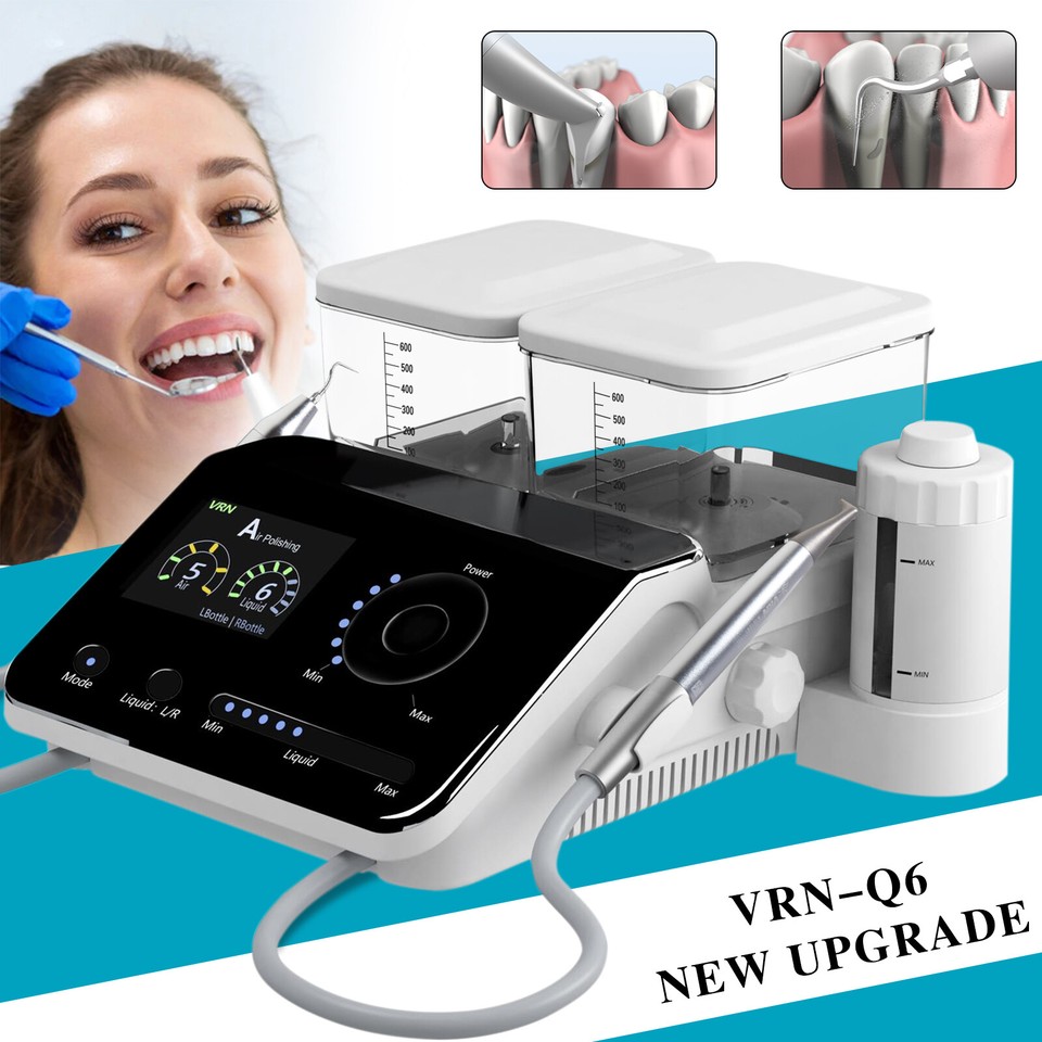 VRN-Q6 Dental Ultrasonic Scaler AIRFLOW EMS Prophylaxis Piezon & Prophy ...