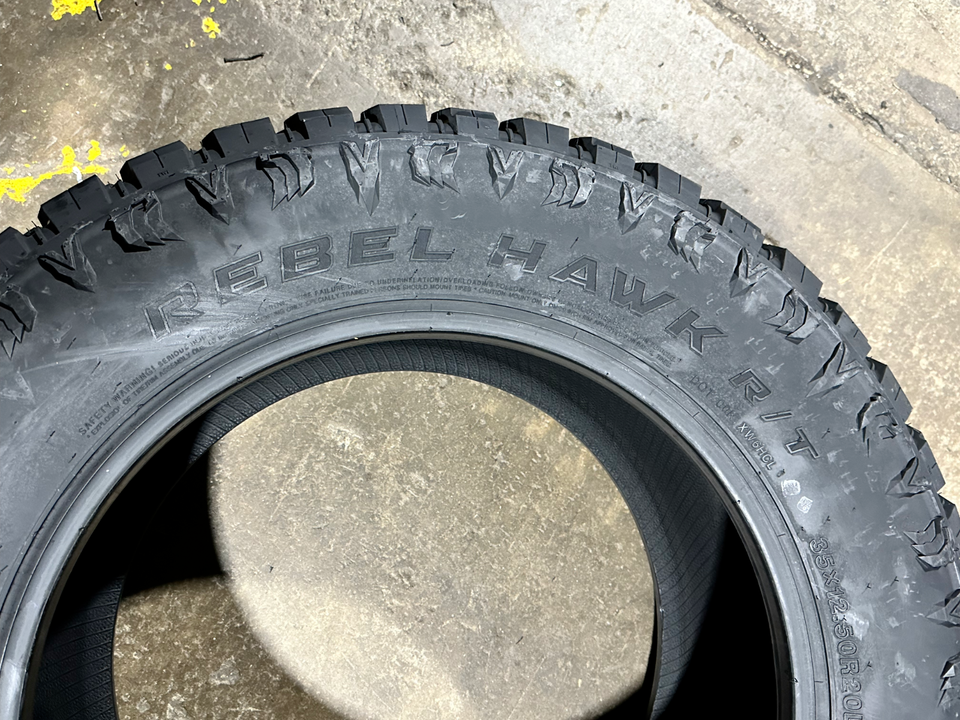 4 NEW 33X12.50R20 LRE Tires Forceland Rebel Hawk R/T Rugged All Terrain ...