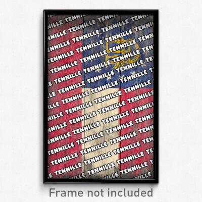 Tennille Georgia Poster (GA City Souvenir 11x17 Town Print) | eBay