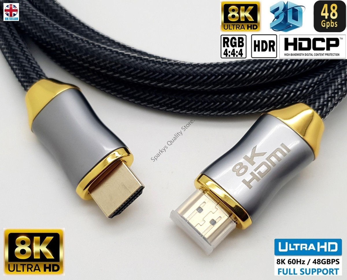 HDMI 2.1 Video HDMI Cables 8K HDMI 2.1 Ultra High Speed Cable 48Gbps ...