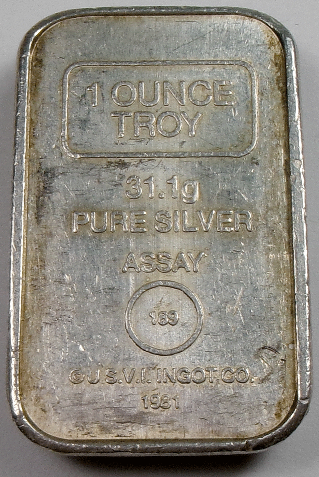 1981 USVI A-Mark Precious Metals Stacker 1 Oz .999 Fine Silver Bar | eBay