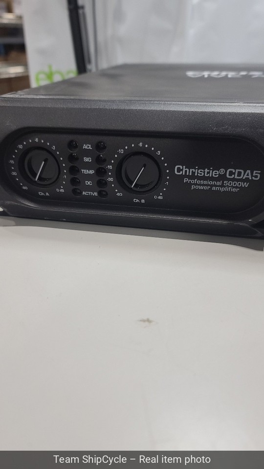 DEFECTIVE Christie CDA5 VIVE 5000W Audio Professional Power Amplifier ...