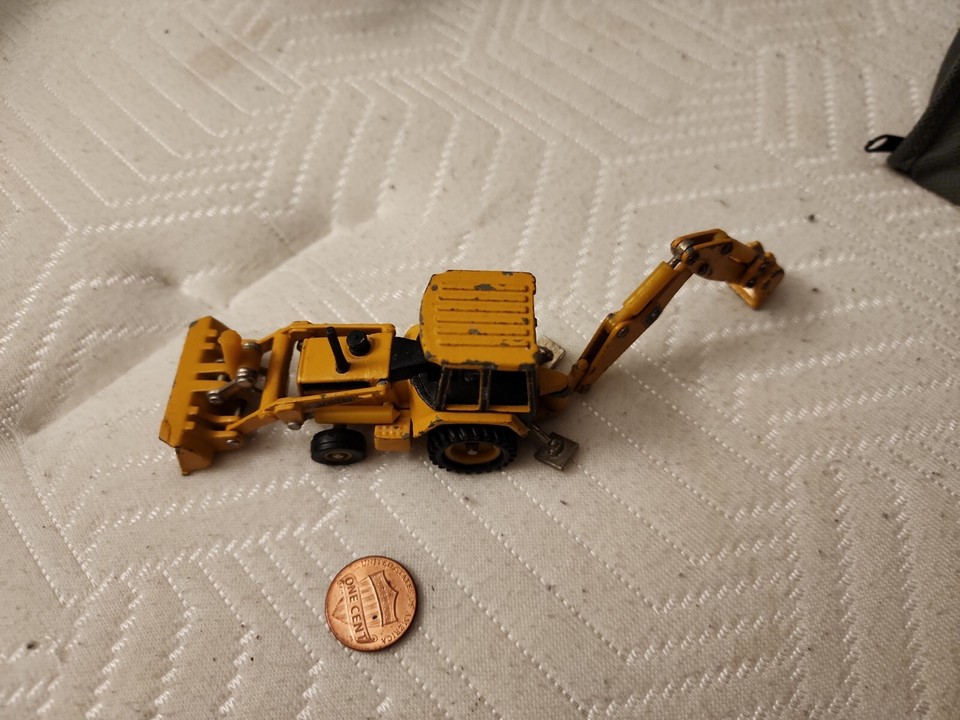 antique vintage john deere metal backhoe tractor toy | eBay