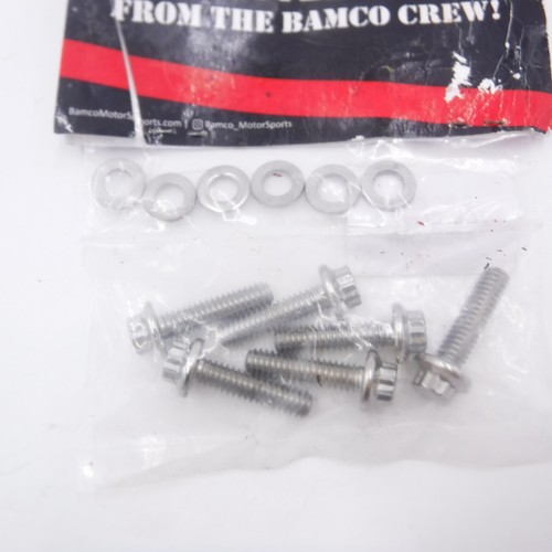 12 Piece Bamco Top Cover ARP Chrome Bolt Kit for 6 Speed Bikes | eBay
