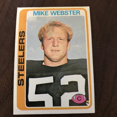 *1978 TOPPS MIKE WEBSTER #351 PITTSBURGH STEELERS FOOTBALL CARD (DISCOLORED) | eBay