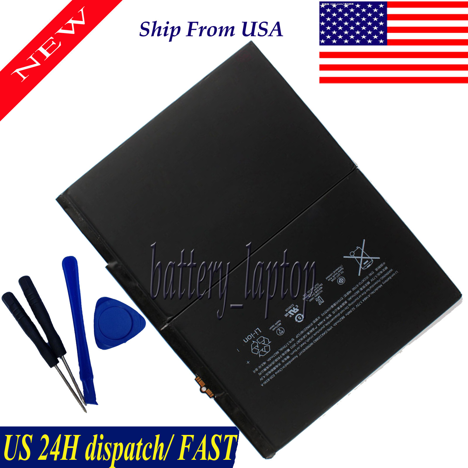For Apple iPad 9th Gen 2021 A2602 A2603 A2604 A2405 Li-ion Battery ...