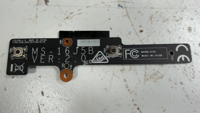 Genuine MSI GL72 7QF MS-1795 17.3" Touchpad Button Board w/ Cable MS ...