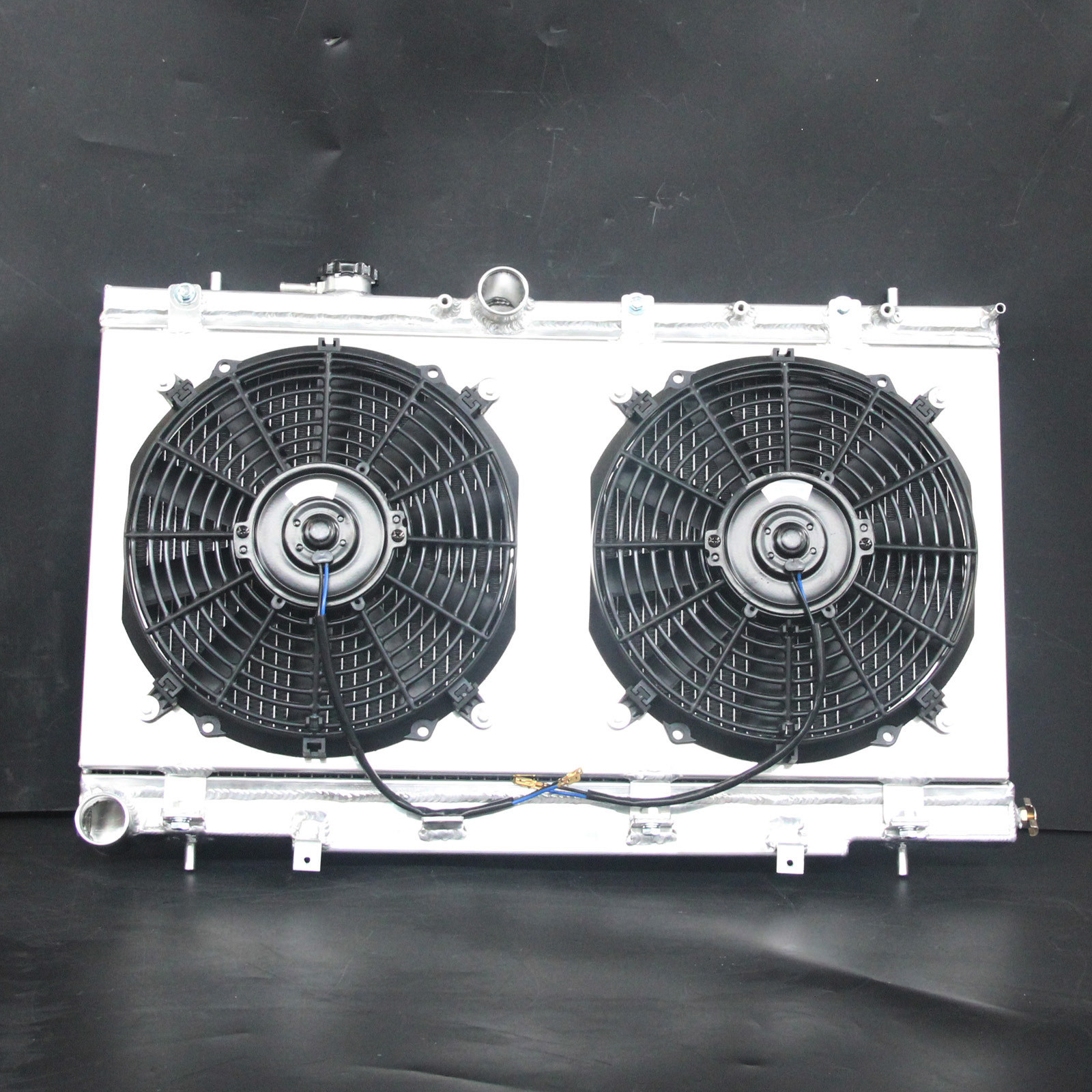 2703 RADIATOR & FAN SHOROUD FIT SUBARU IMPREZA WRX STI 03-07 2 ROWS ...