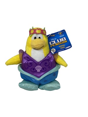 Disney Club Penguin Mermaid Plush Stuffed Animal 7” | eBay