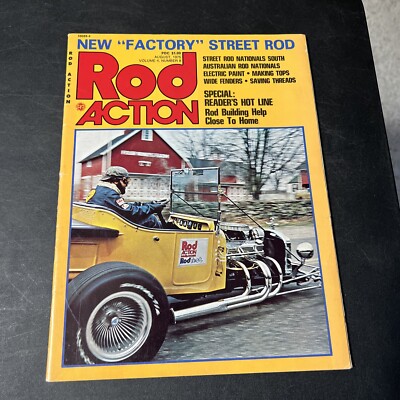 Vintage Early Automobile Hot Rod Custom Magazine 1975 Rod Action | eBay
