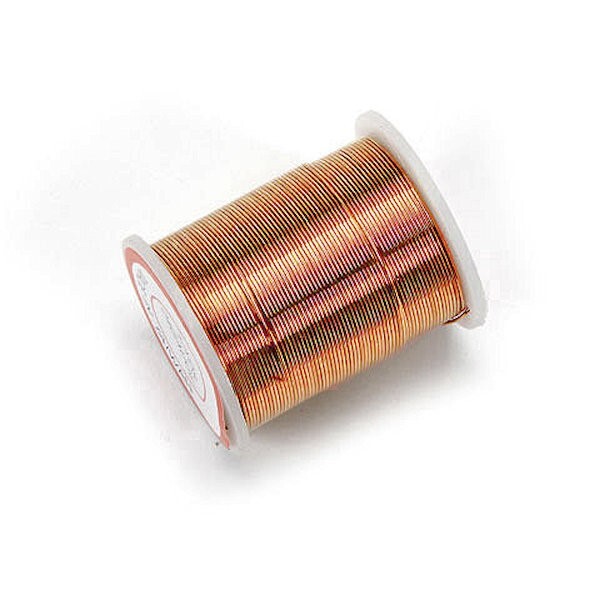 17 Yard Spool Copper 24 Gauge Round Beading Wire * | eBay