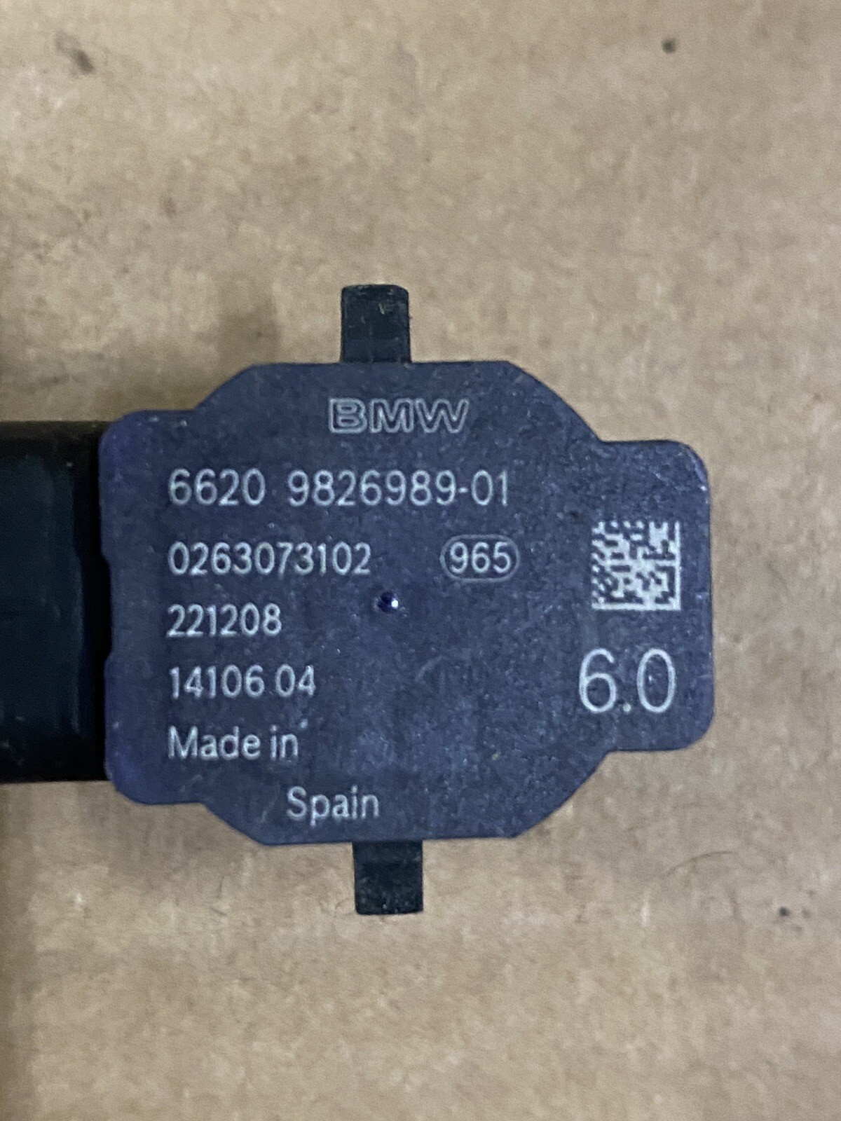 2019-22 BMW FRONT BUMPER ULTRASONIC PARKING SENSOR DARK SHADOW OEM ...