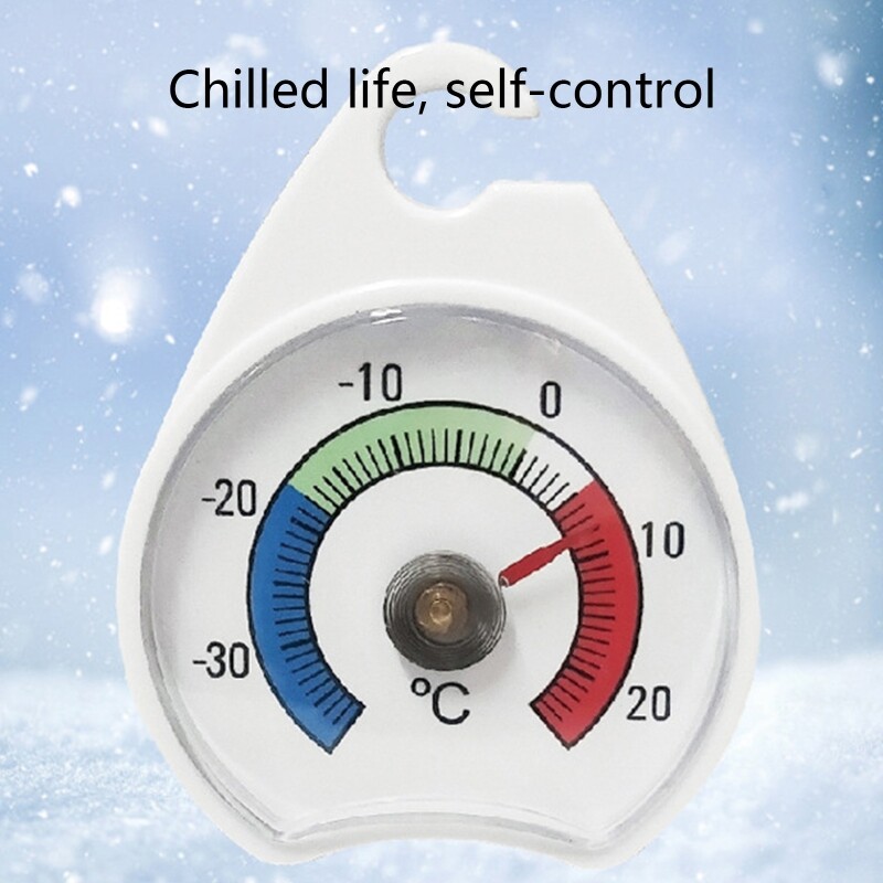 Mini Refrigerator Thermometer Digital Hook Thermometers with Red | eBay