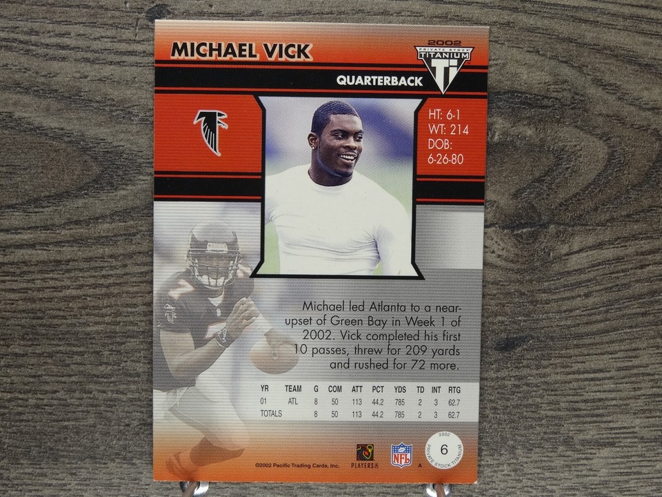 2002 Titanium #6 Michael Vick | eBay