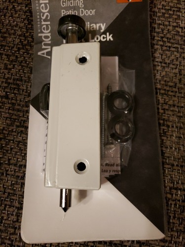Anderson 200 400 SERIES Gliding Sliding Patio Door Auxiliary Foot Lock ...