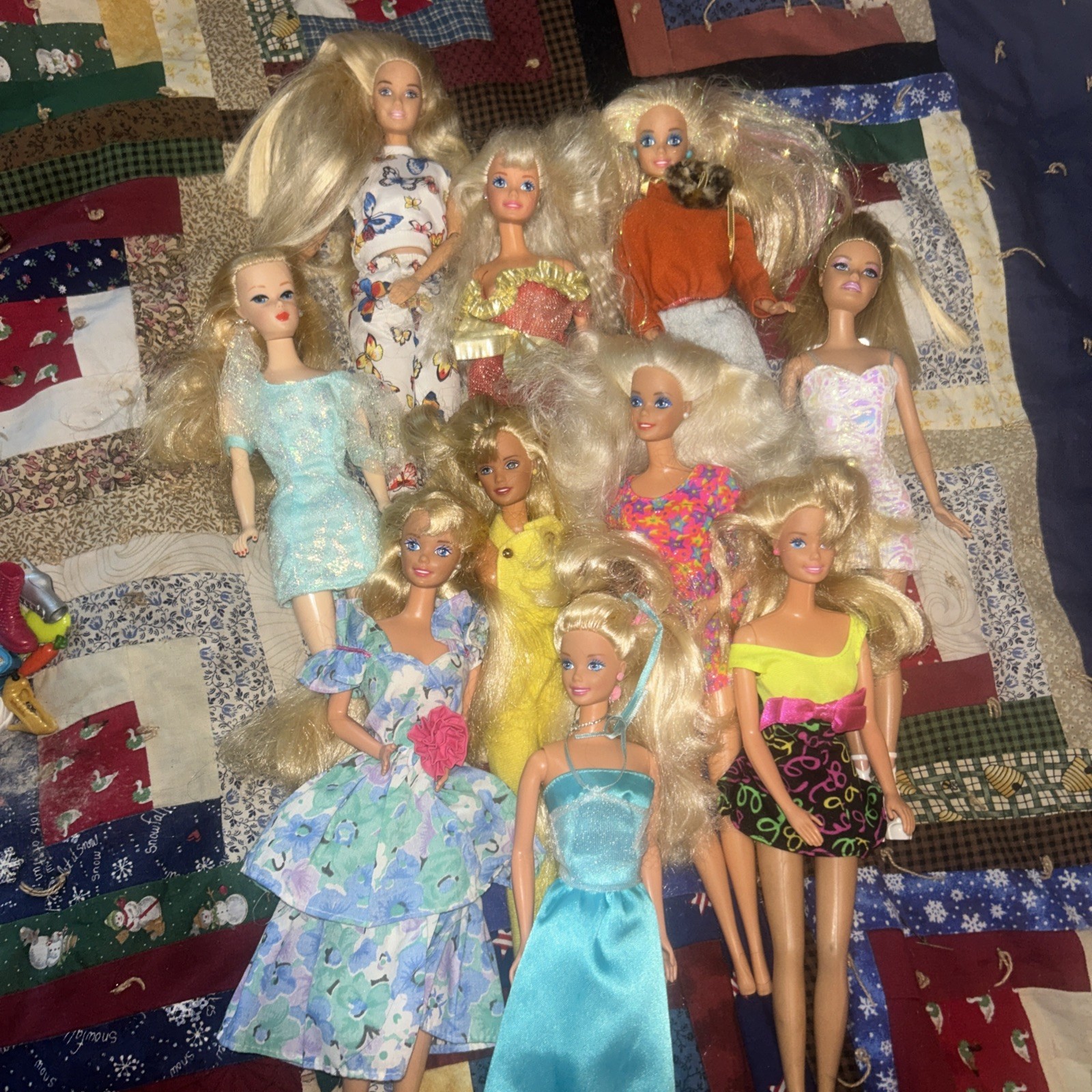 Lot Of 10 Vintage Barbies Used | eBay