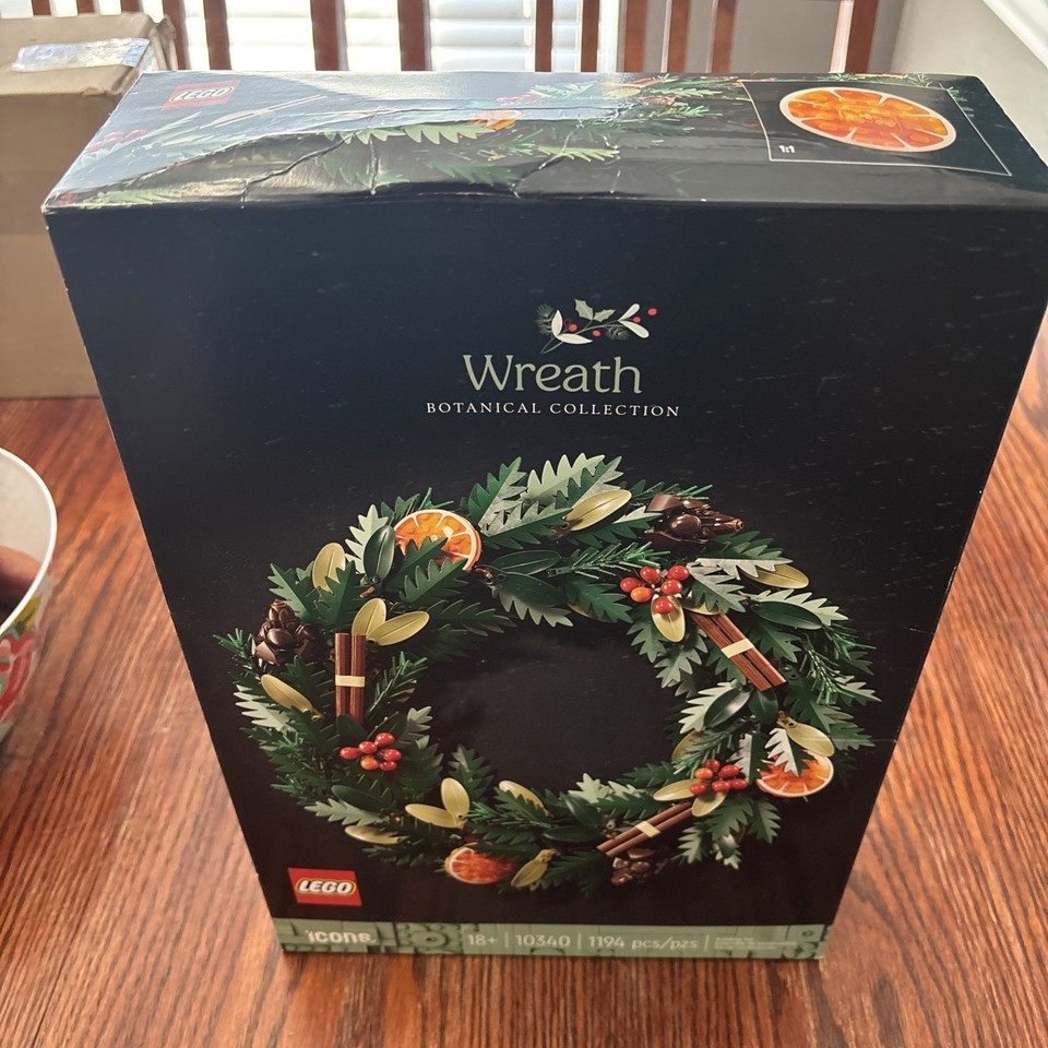 Lego 10340 Icons Christmas Wreath Holiday Garland Centerpiece Xmas ...