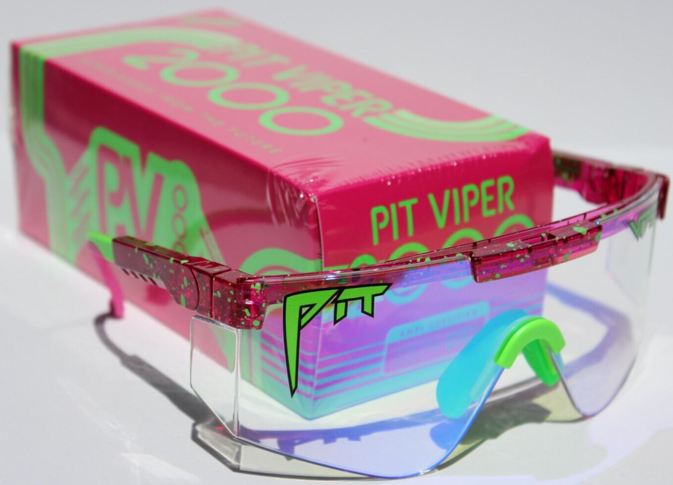PIT VIPER The Sandia Blaster 2000 Sunglasses/Safety Glasses Pink Green ...