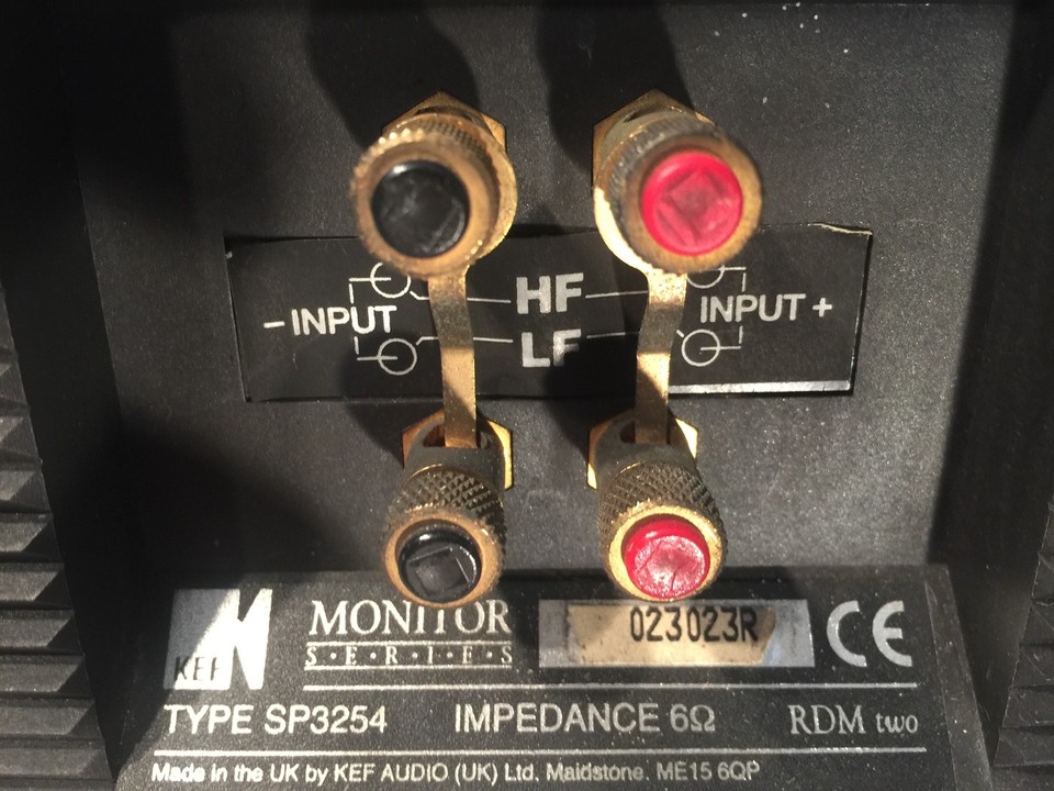 Kef RDM2 Reference Monitor Bookshelf Main Speaker Cherry Wood SP3254 ...