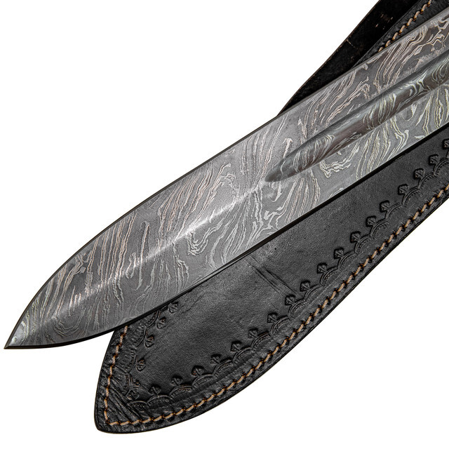 Hand Forged Medieval Inspired Historical Replica Firestorm Damascus ...