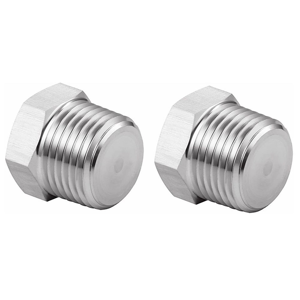Outer Hex Head Thread Pipe Plug Fitting NPT Male 304 Stainless Steel ...