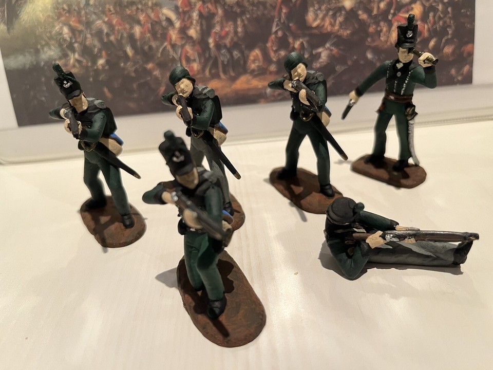 54mm 1/32 Napoleonic King’s German Legion /British 95th Rifles- Painted ...