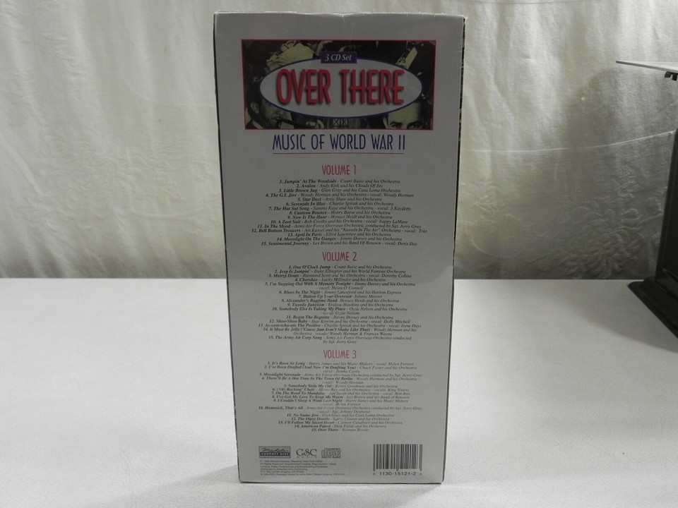 OVER THERE Music Of World War II 3 CD SET 45 Track Army Air Force ...
