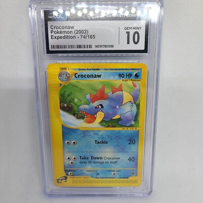 Croconaw Expedition 74/165 2002 CGC 10 GEM MINT Card Pokemon Card | eBay
