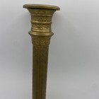 *RARE DESIGN* Set/3 Ornate Detail Antique HEAVY Brass CANDLESTICKS | eBay