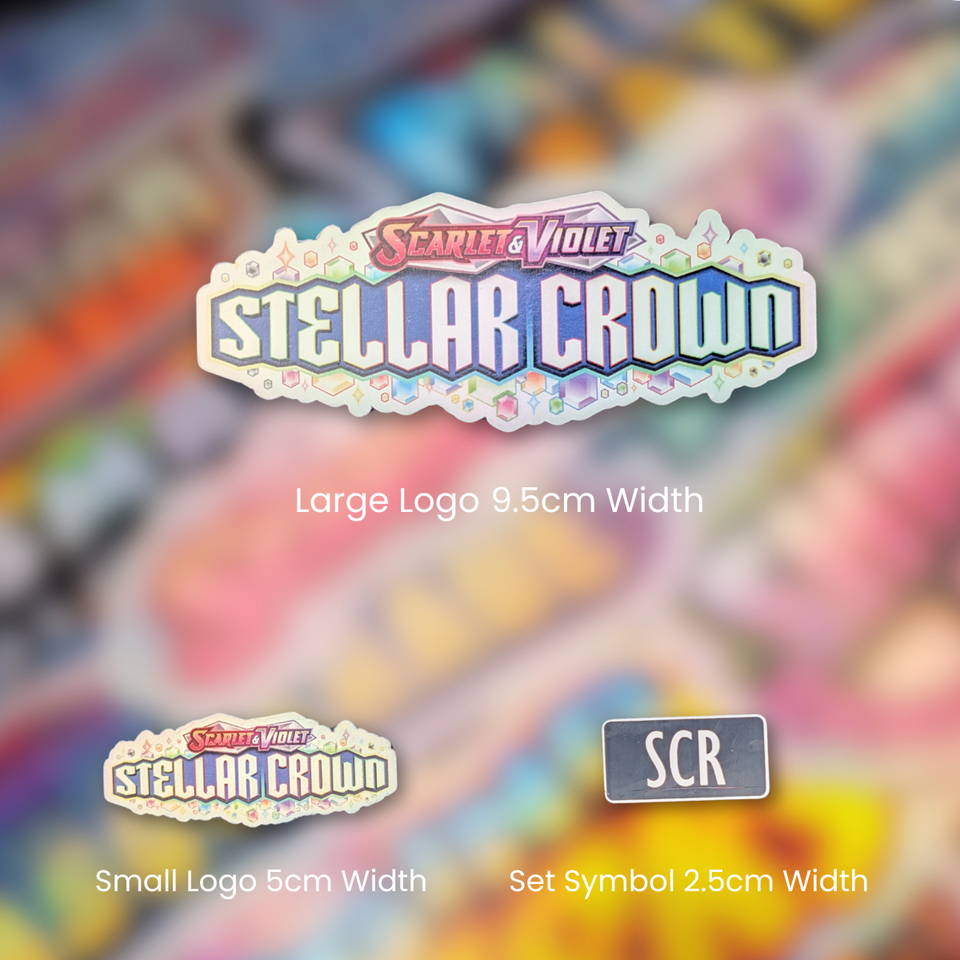 Pokemon Binder Stickers - All Scarlet & Violet - Inc Set Symbol - You ...