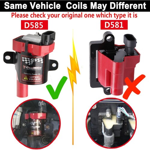 8x Ignition Coils D585 19005218 For Chevrolet Suburban 1500 Silverado ...