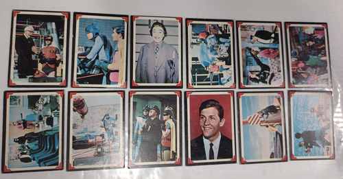 1966 BATMAN 12 RIDDLER VINTAGE TRADING CARD LOT vtg tv show DC comic ...