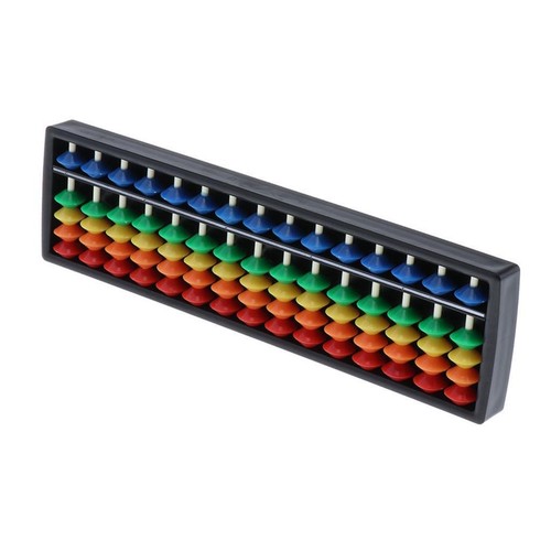 Bead Arithmetic Counting Abacus Button,15 Column | eBay