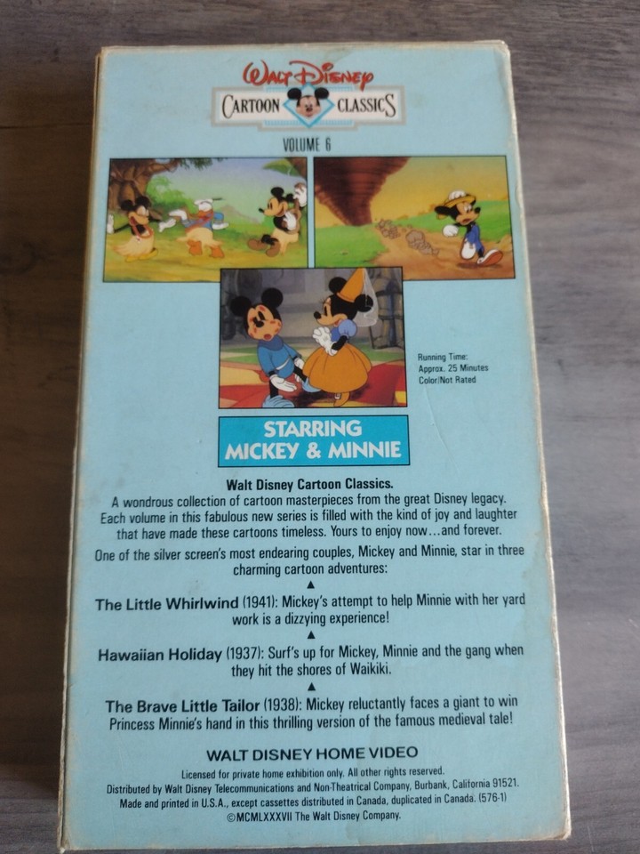 Walt Disney Cartoon Classics Starring Mickey & Minnie Mouse Volume 6 ...