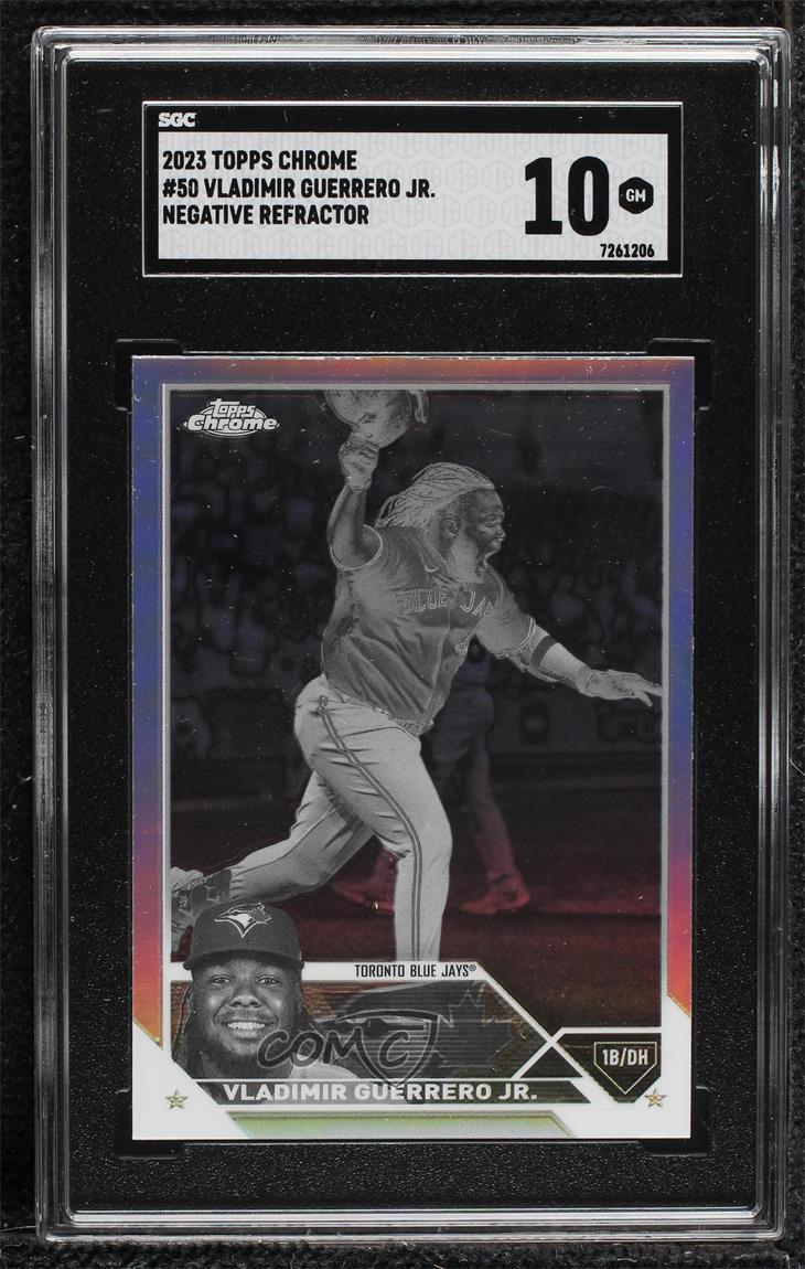 2023 Topps Chrome - Negative Refractor #50 Vladimir Guerrero Jr. for ...