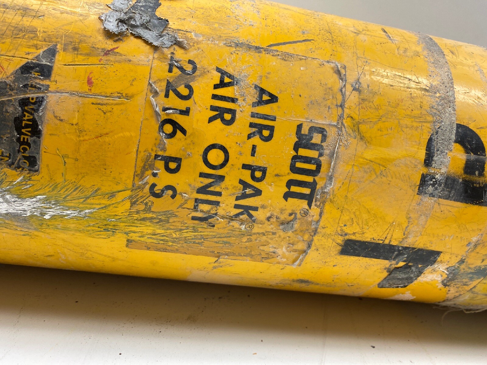 Scott Breathing Air Pak Cylinder Air Tank Fire Rescue. GUC | eBay