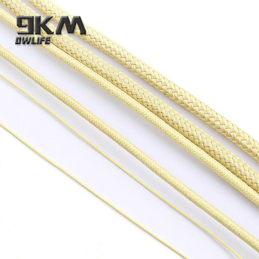 Braid Kevlar Line Fishing Assist Cord Kite Hiking Camping Ropes Made ...
