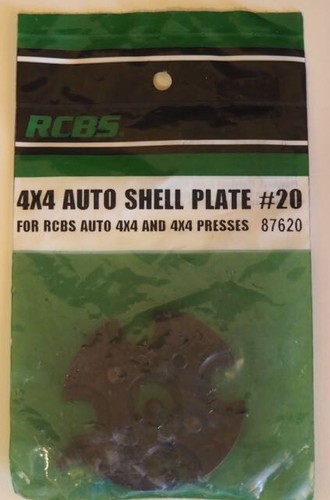 RCBS 4X4 Auto Shell Plate Assembly #20-(87620)-NOS-In opened Package | eBay