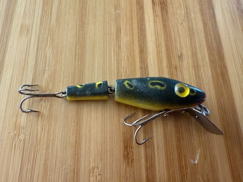 L & S Jointed MirrOLure Panfish Sinker-3" .2 oz.-Frog Finish-Pat Pend ...