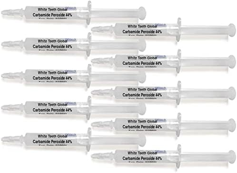 10 Syringes (3Ml) New Strongest 44% Carbamide Peroxide Teeth Whitening ...