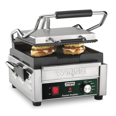 PANINI PRESS GRILL - Waring Commercial - Paninni Perfecto - WPG150 (New ...