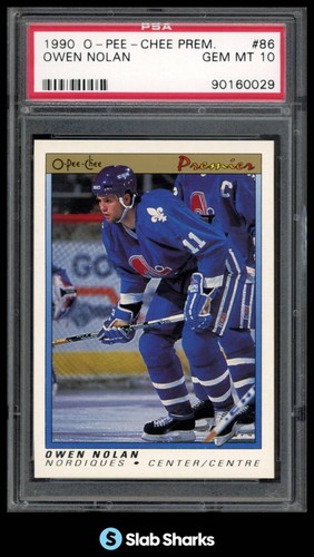 1990 O-PEE-CHEE PREMIER #86 OWEN NOLAN RC ROOKIE PSA 10 | eBay