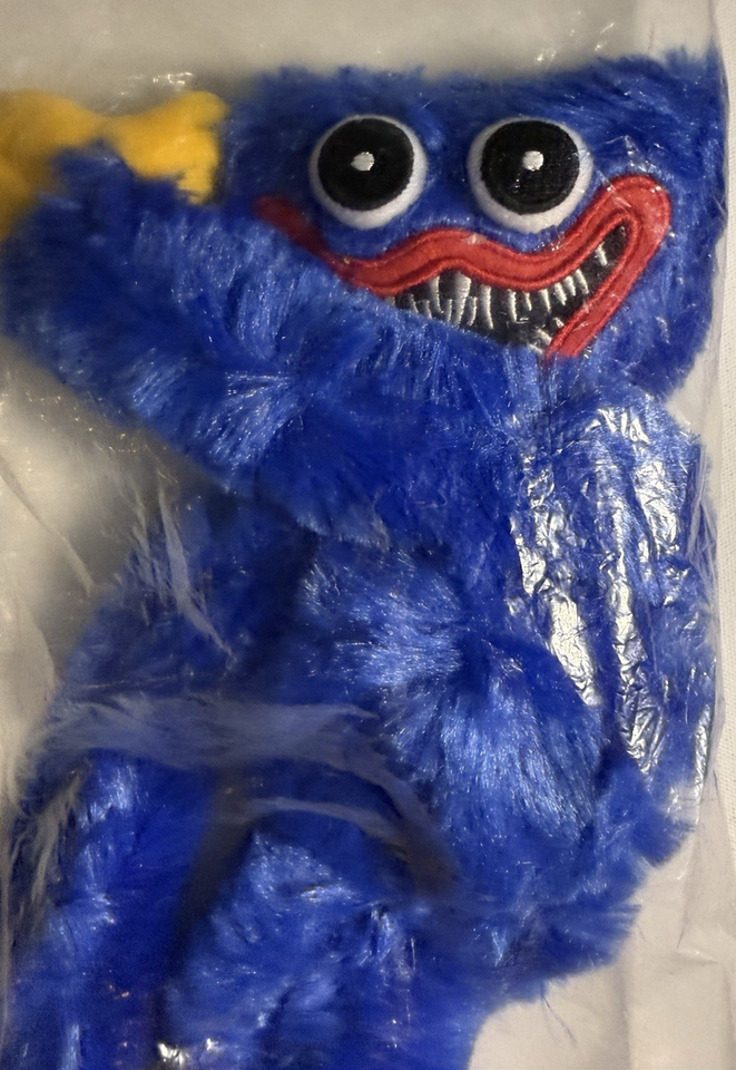 Poppy Playtime Blue Huggy Wuggy Plush Toy Stuffed Monster 14" | eBay