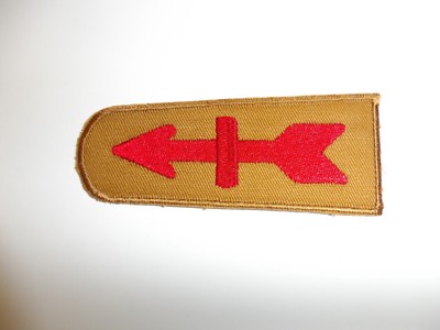 e1230 WW 2 US Army 32nd Infantry Division Red Arrow Officer Khaki patch ...